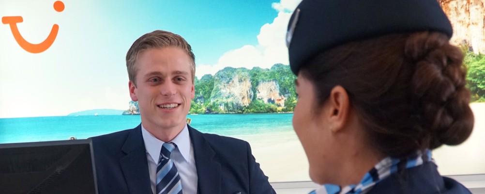 TUI servicebalies op de Nederlandse luchthavens